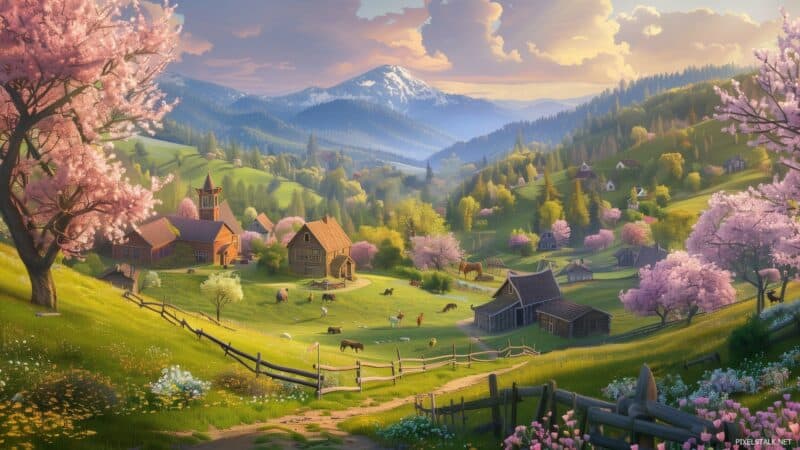 Spring Backgrounds - PixelsTalk