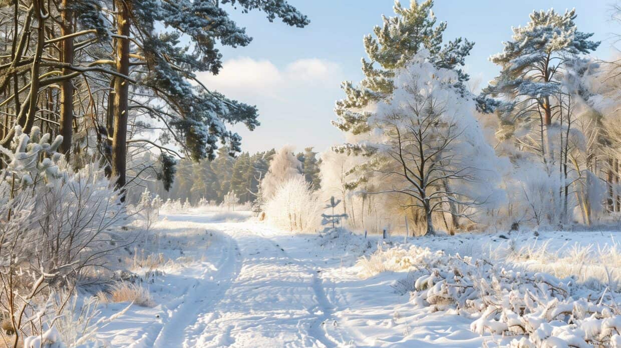 Winter Scene Desktop Wallpapers - PixelsTalk