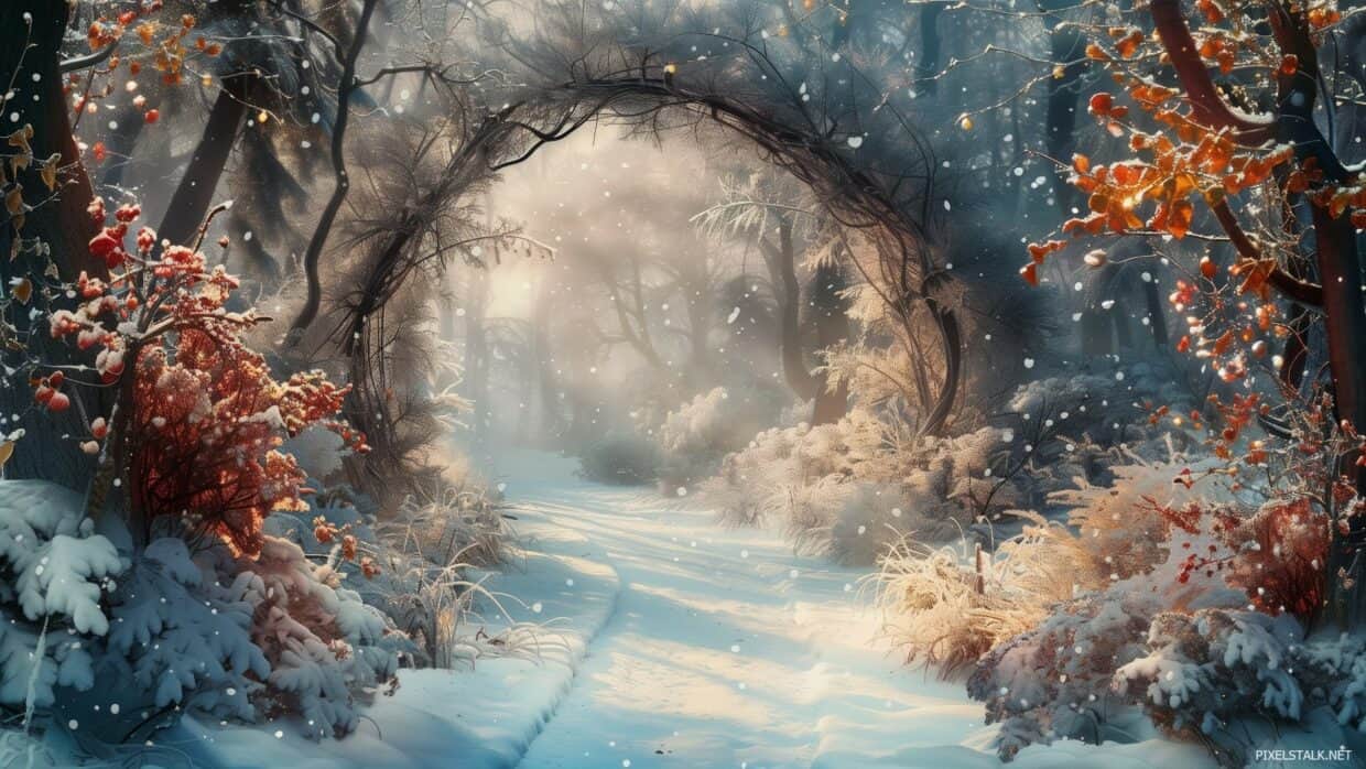 Preppy Winter Wallpapers for Desktop - PixelsTalk