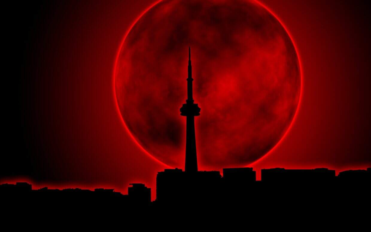 Red Moon Wallpaper HD - PixelsTalk