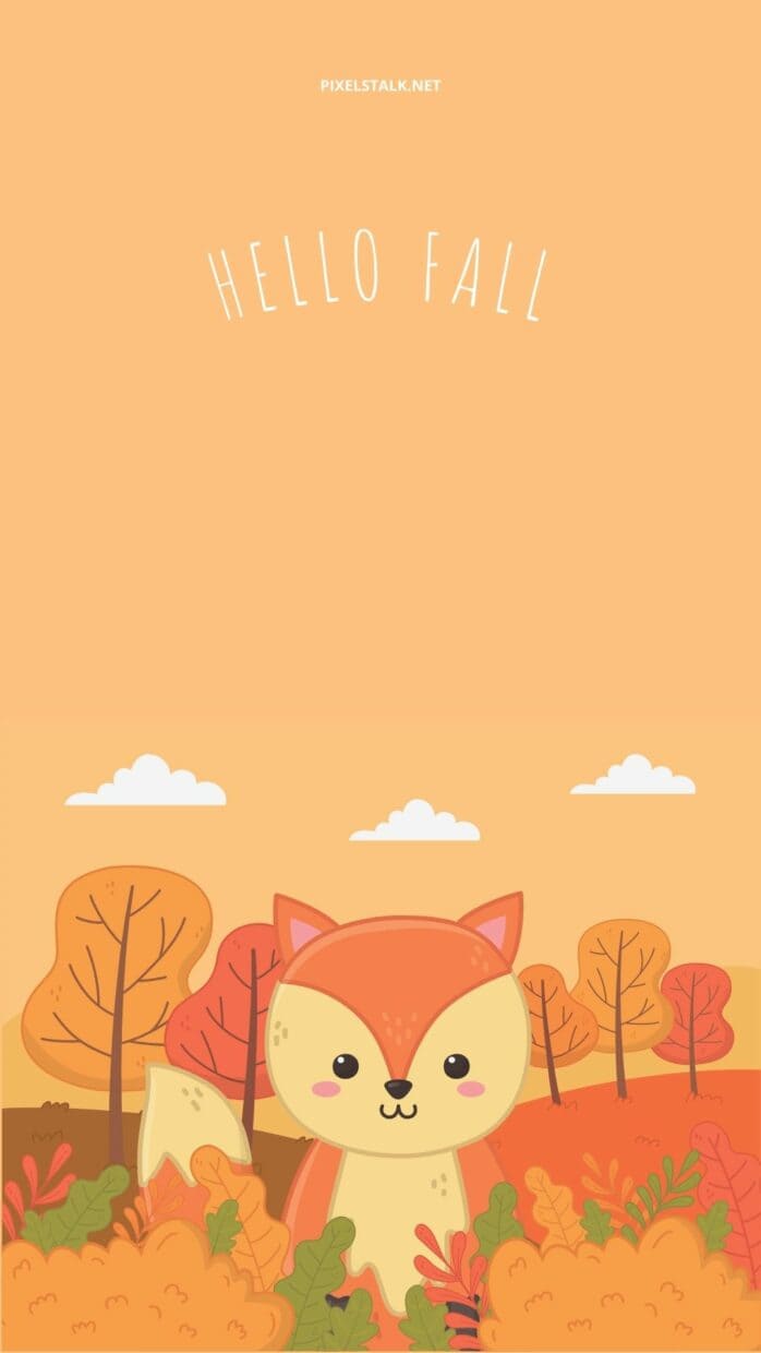 Cute Fall Wallpapers for iPhone - PixelsTalk