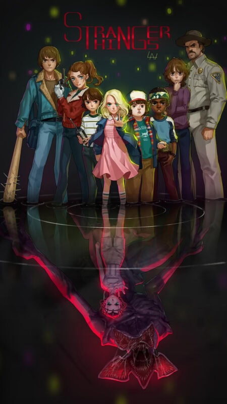 Cute Stranger Things iPhone Wallpaper - PixelsTalk