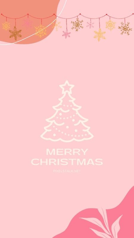 Pink Christmas iPhone Wallpapers - PixelsTalk