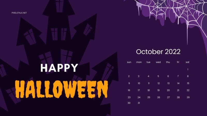October 2022 Calendar HD Backgrounds - PixelsTalk