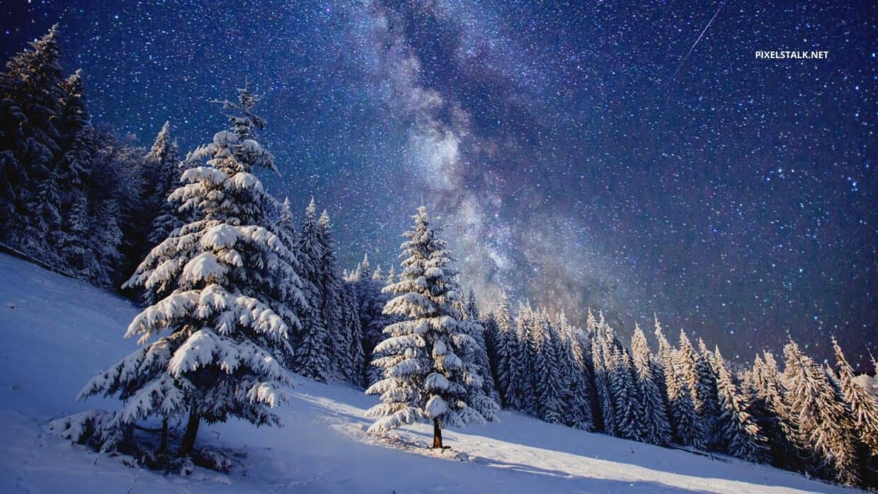 Blue Winter Wallpapers Desktop - PixelsTalk