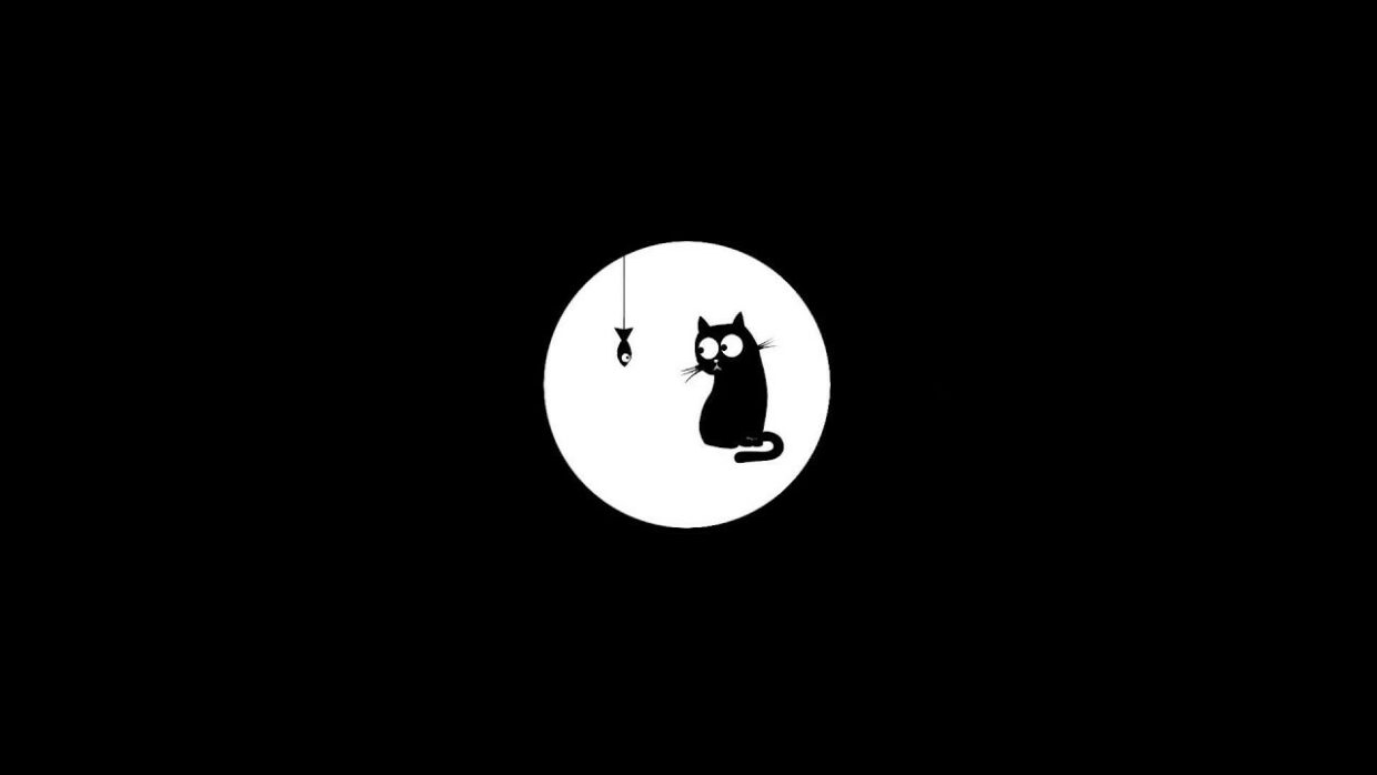 Cute Black Wallpaper HD - PixelsTalk
