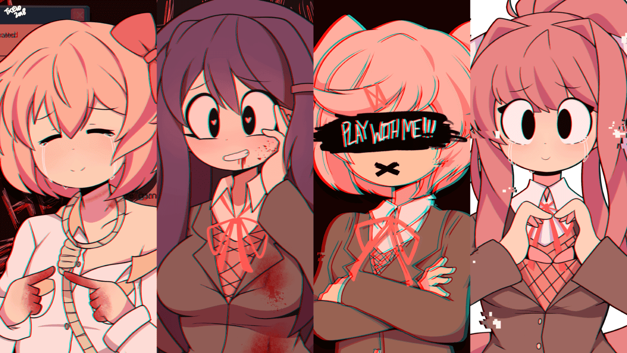 DDLC Wallpapers HD High Quality - PixelsTalk