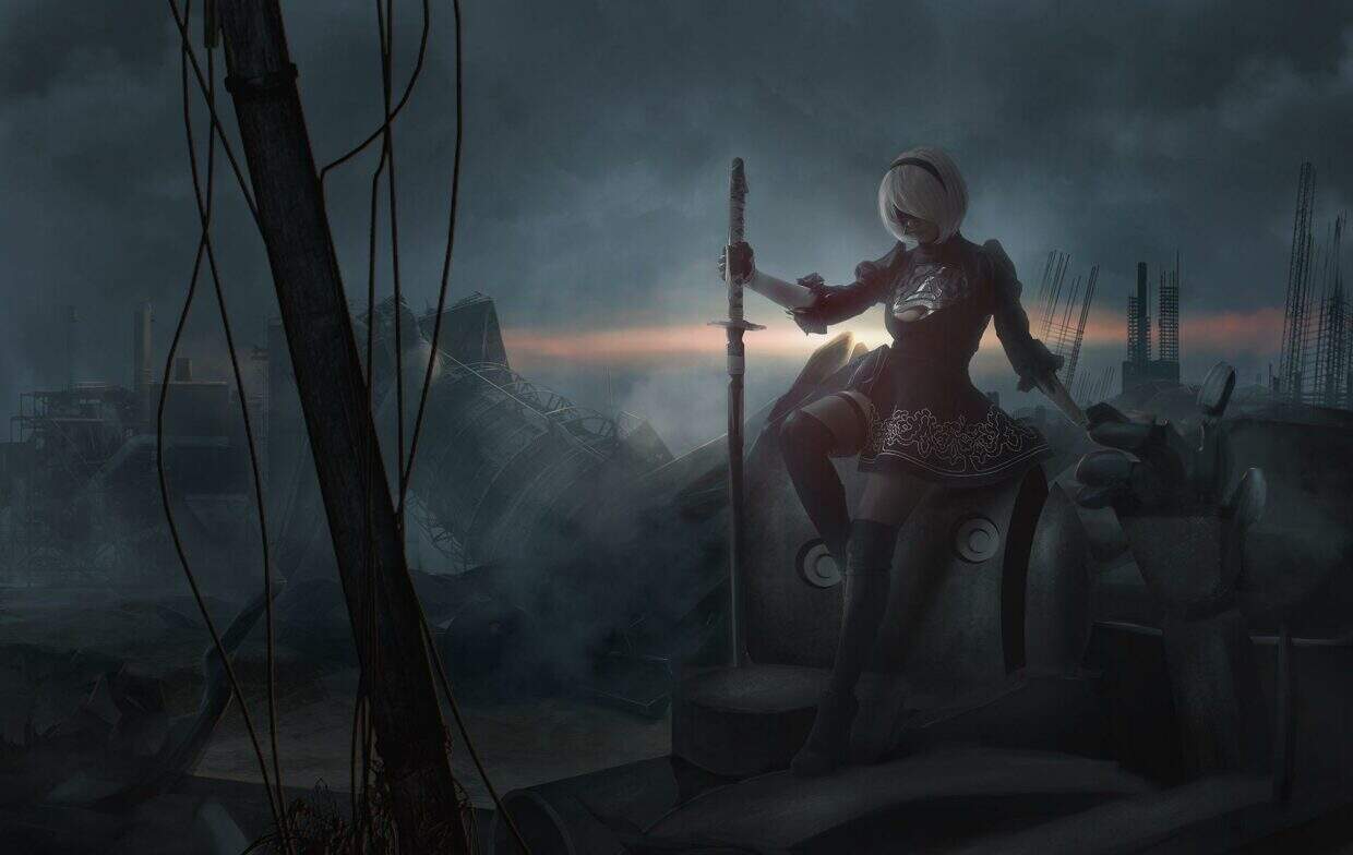 Nier Automata 2B Wallpapers HD Desktop - PixelsTalk