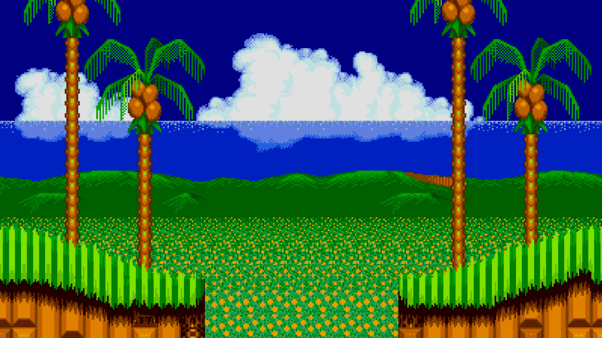 Green Hill Zone HD Backgrounds - PixelsTalk
