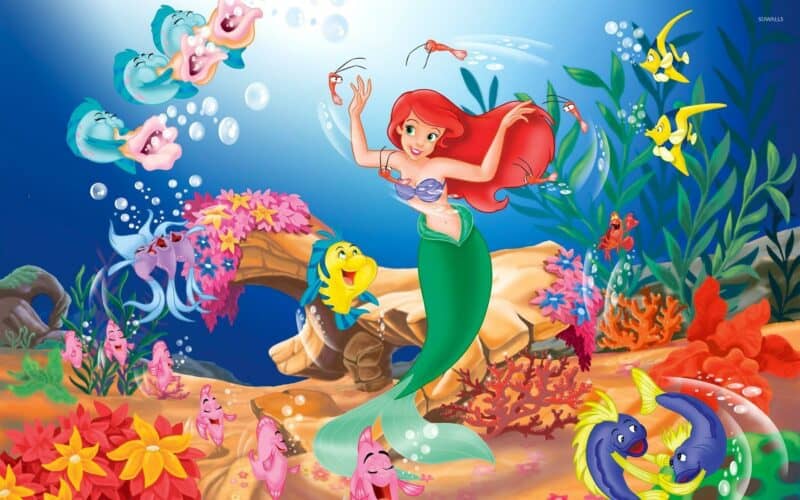 Little Mermaid HD Backgrounds High Quality - PixelsTalk