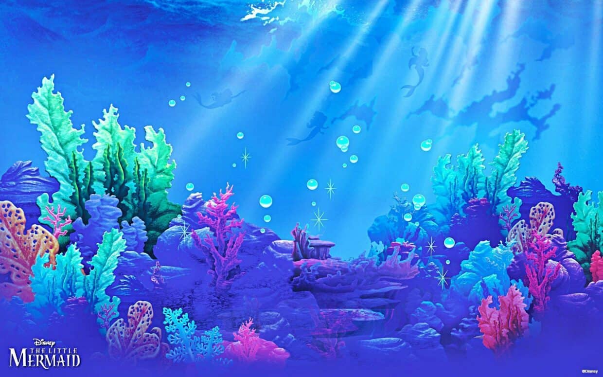 Little Mermaid HD Backgrounds High Quality - PixelsTalk