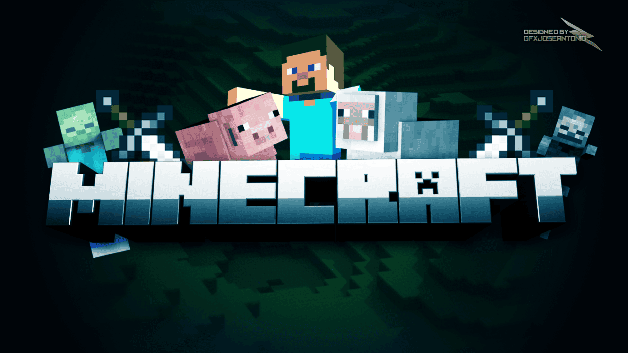 Minecraft HD Background - PixelsTalk