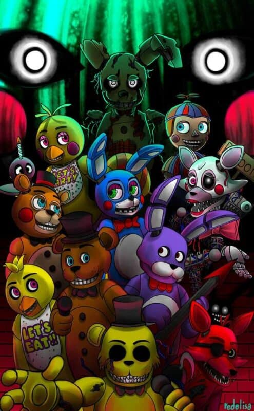 FNAF Backgrounds HD - PixelsTalk