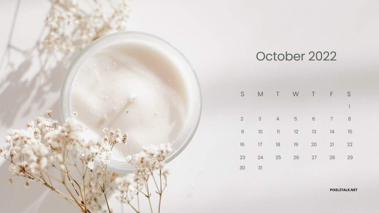 October 2022 Calendar Wallpapers HD Desktop - PixelsTalk