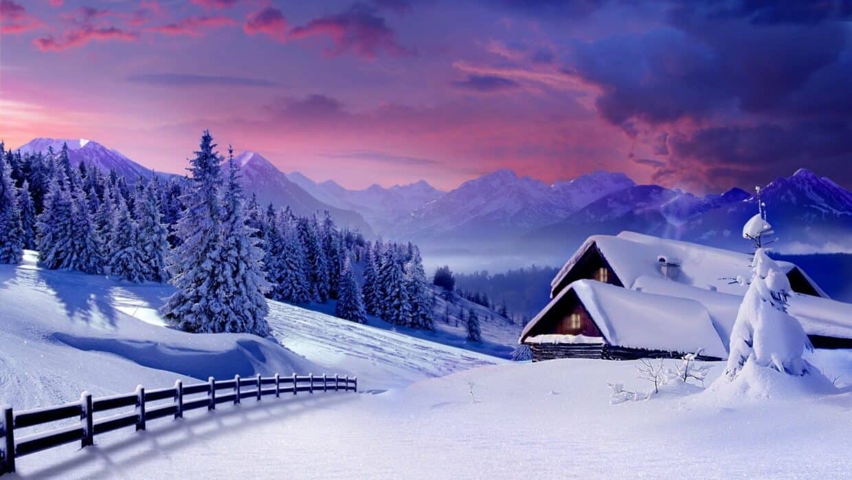 Pink Winter Wallpapers For Desktop - PixelsTalk