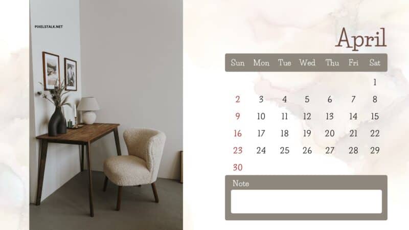 April 2023 Calendar Backgrounds For Desktop - PixelsTalk