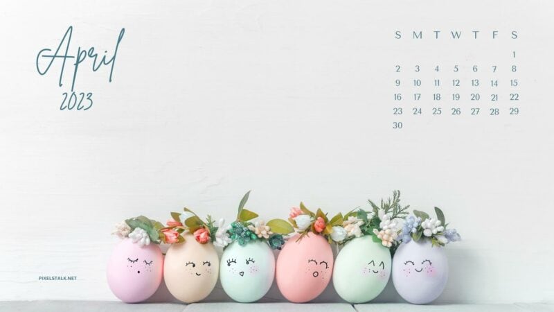 April 2023 Calendar Wallpapers HD - PixelsTalk