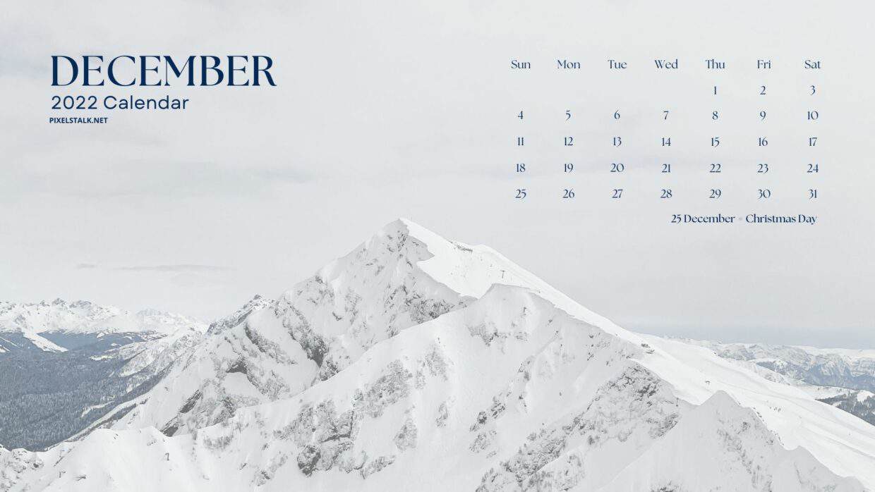 December 2022 Calendar Backgrounds HD - PixelsTalk