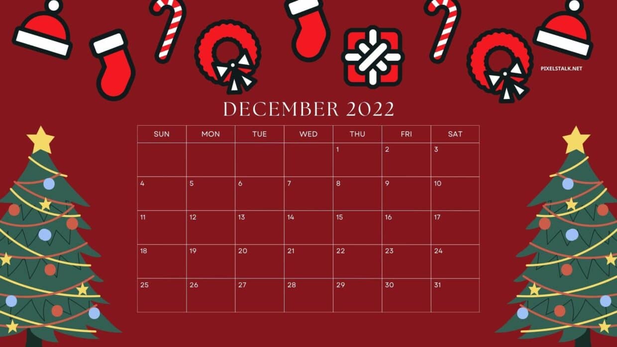 December 2022 Calendar HD Wallpapers - PixelsTalk