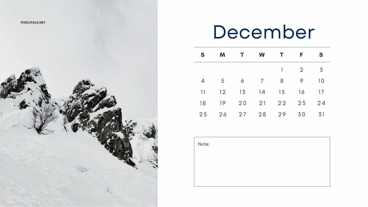 December 2022 Calendar HD Wallpapers - PixelsTalk