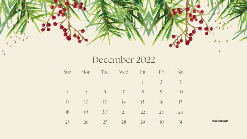 December 2022 Calendar HD Wallpapers - PixelsTalk
