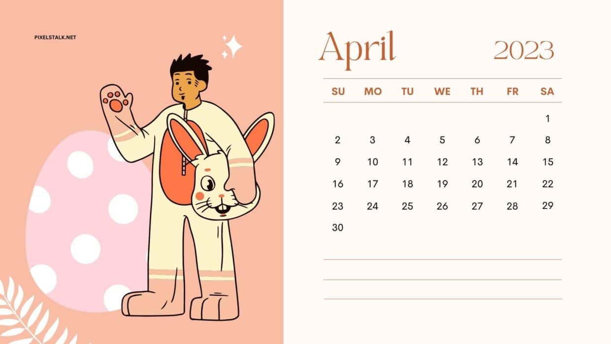 April 2023 Calendar Backgrounds For Desktop - PixelsTalk