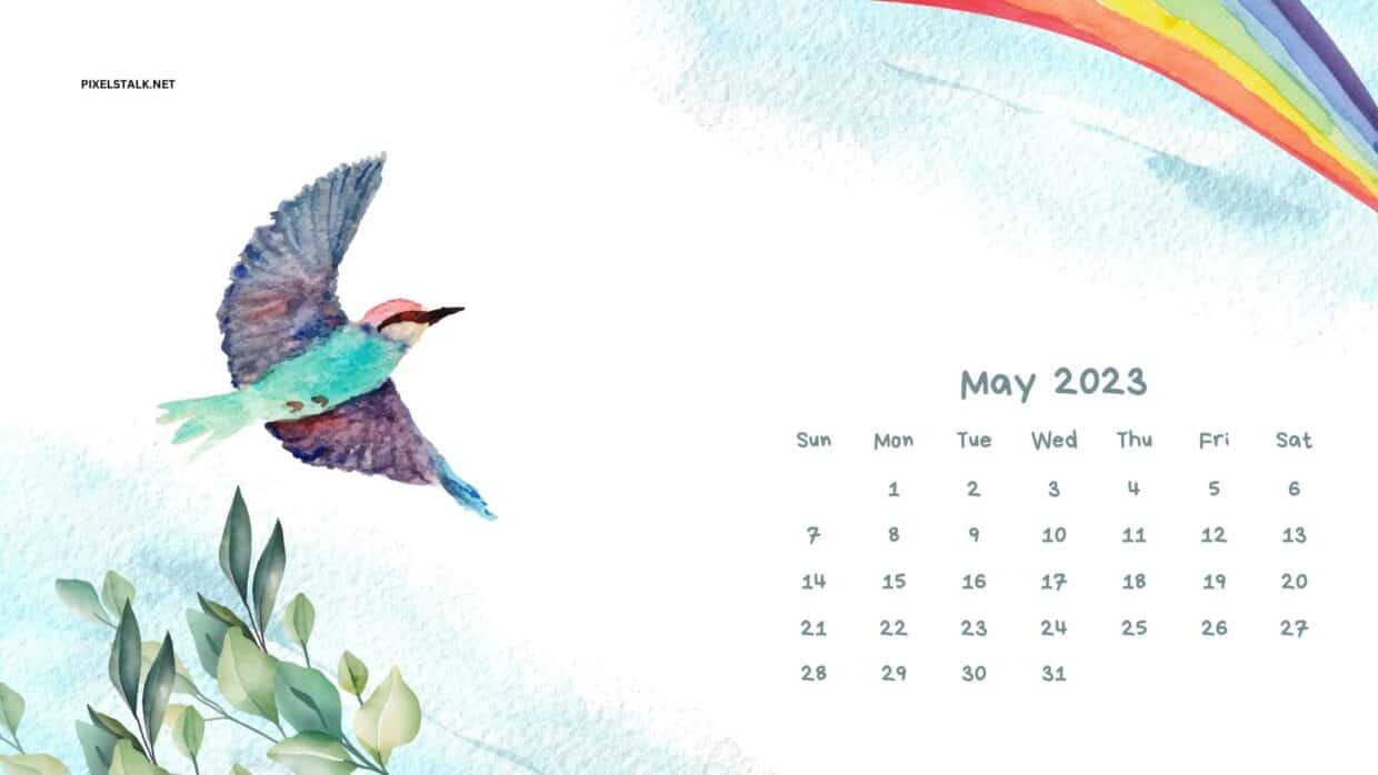 May 2023 Calendar Desktop Wallpapers - PixelsTalk