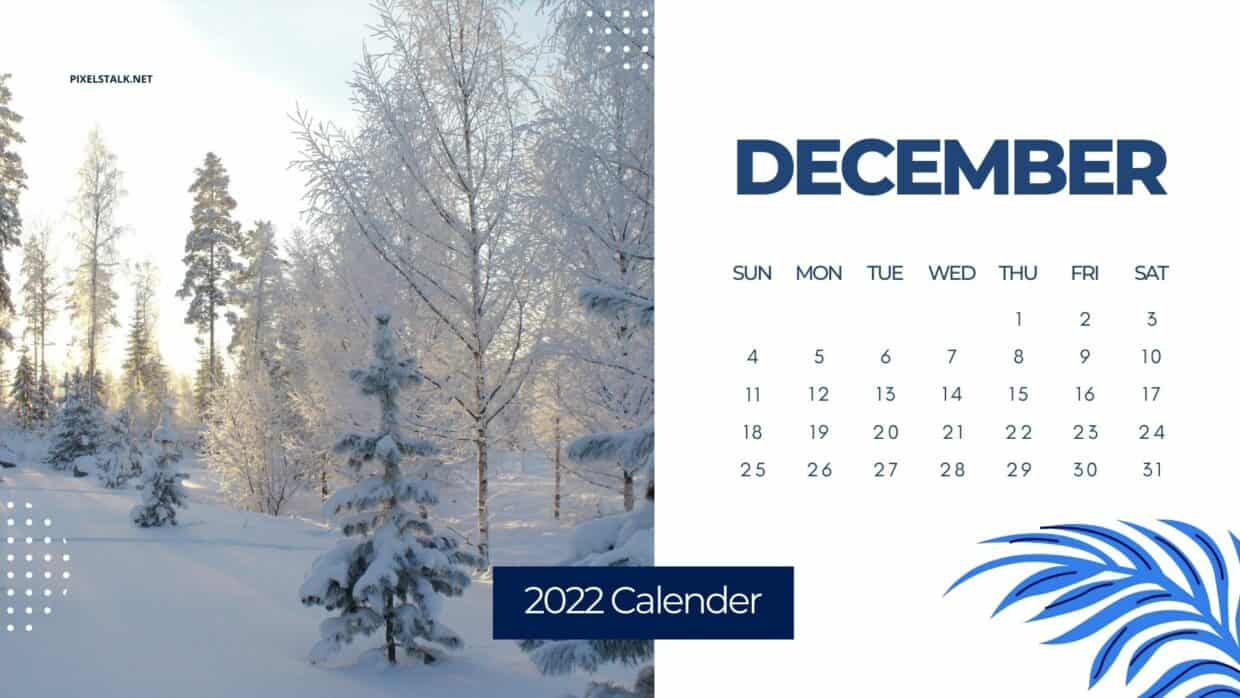 December 2022 Calendar HD Wallpapers - PixelsTalk