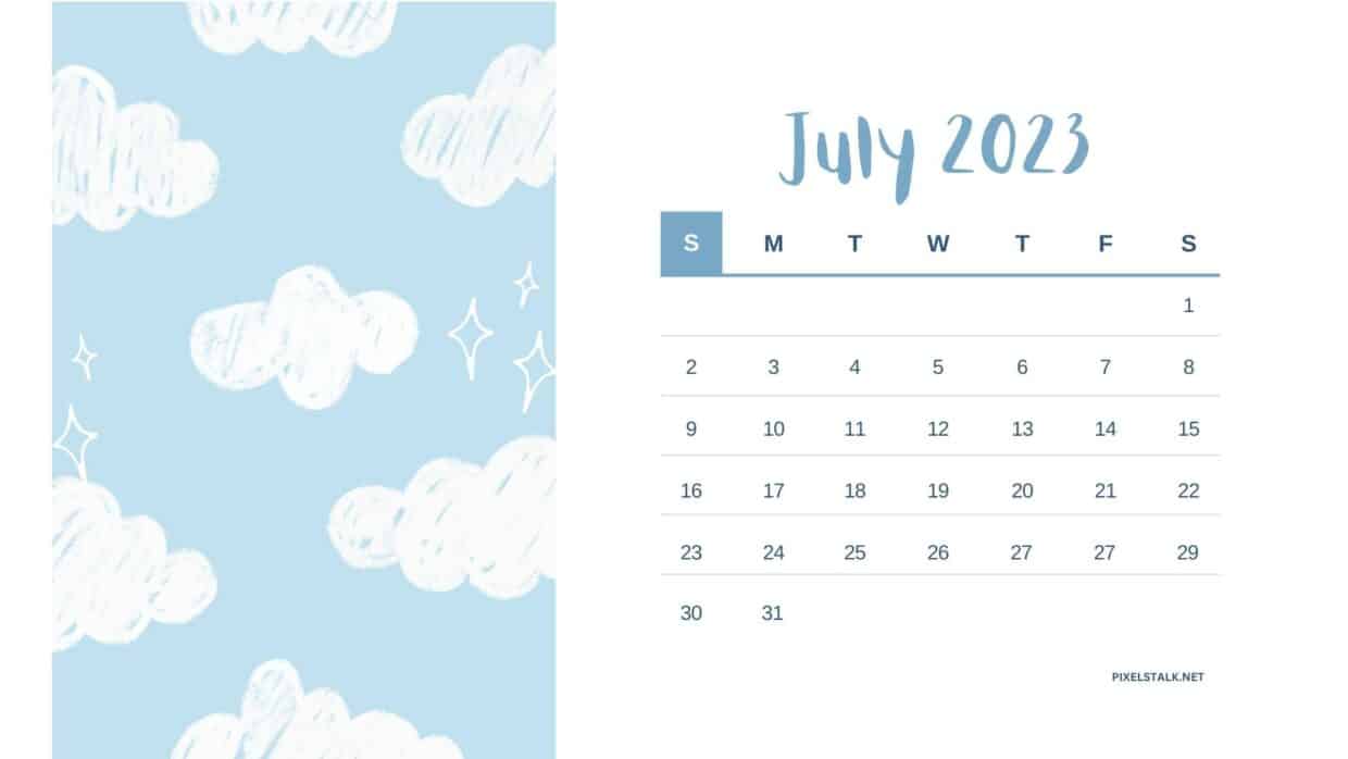 July 2023 Calendar Wallpapers HD - PixelsTalk