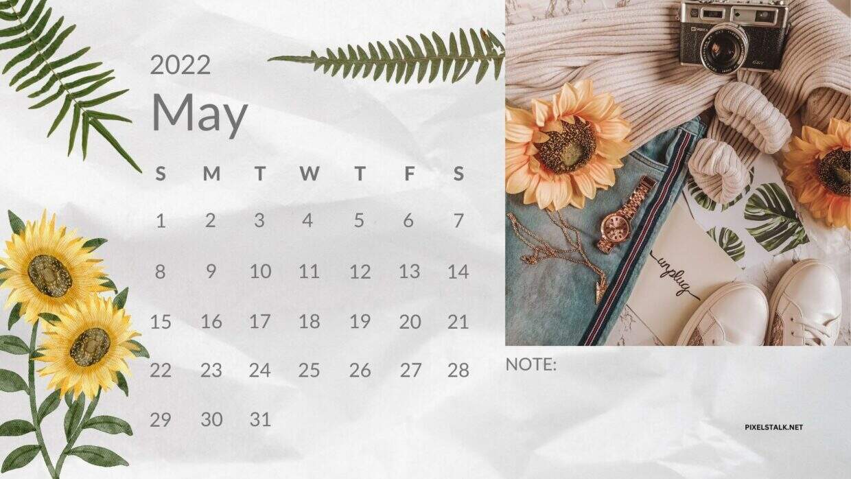May 2023 Calendar Desktop Wallpapers - PixelsTalk
