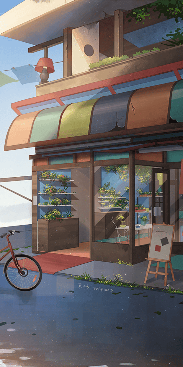 Anime Cafe Backgrounds HD High Resolution - PixelsTalk