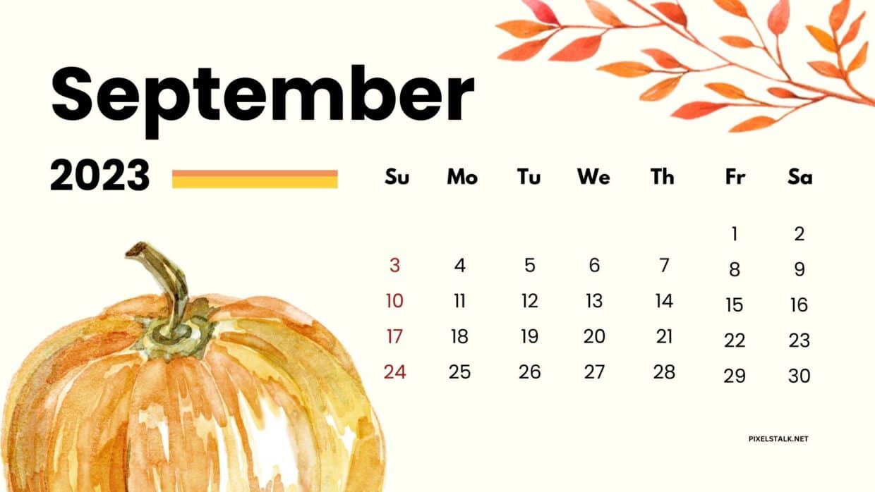 September 2023 Calendar Wallpapers HD - PixelsTalk