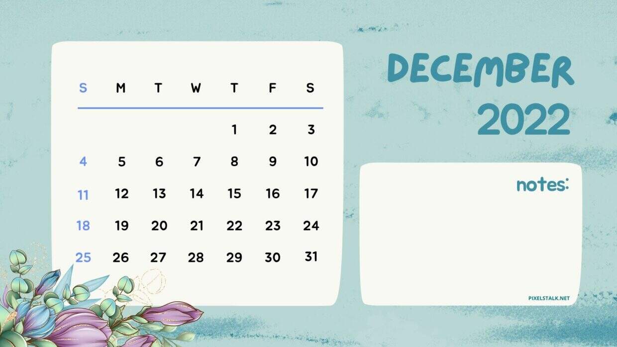 December 2022 Calendar HD Wallpapers - PixelsTalk