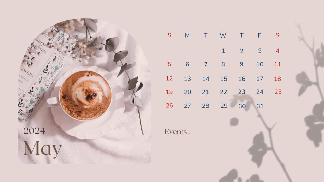 May 2024 Backgrounds for Desktop Calendar - PixelsTalk