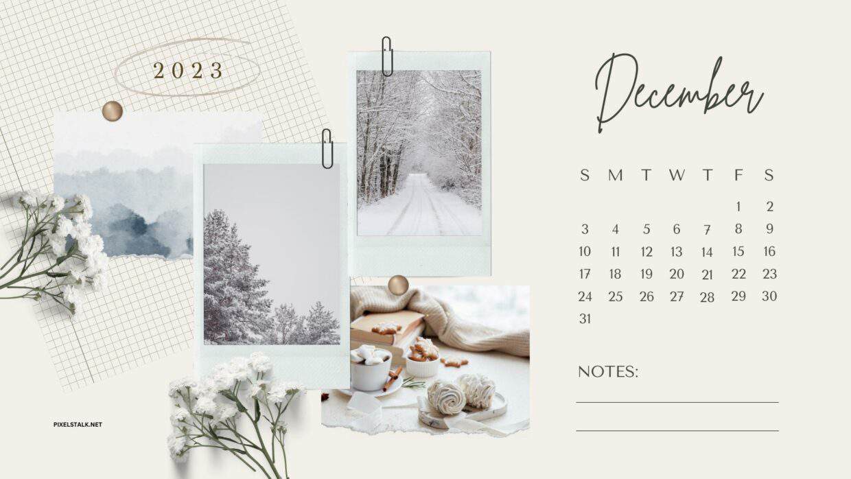 December 2023 Calendar Backgrounds for Desktop - PixelsTalk