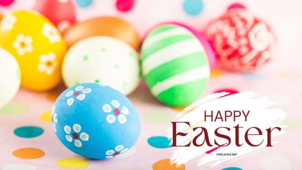 Happy Easter Day 2024 Wallpapers for Desktop - PixelsTalk