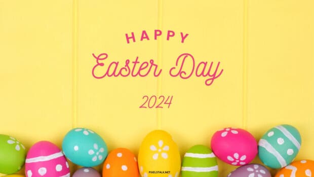 Happy Easter Day 2024 Wallpapers for Desktop - PixelsTalk