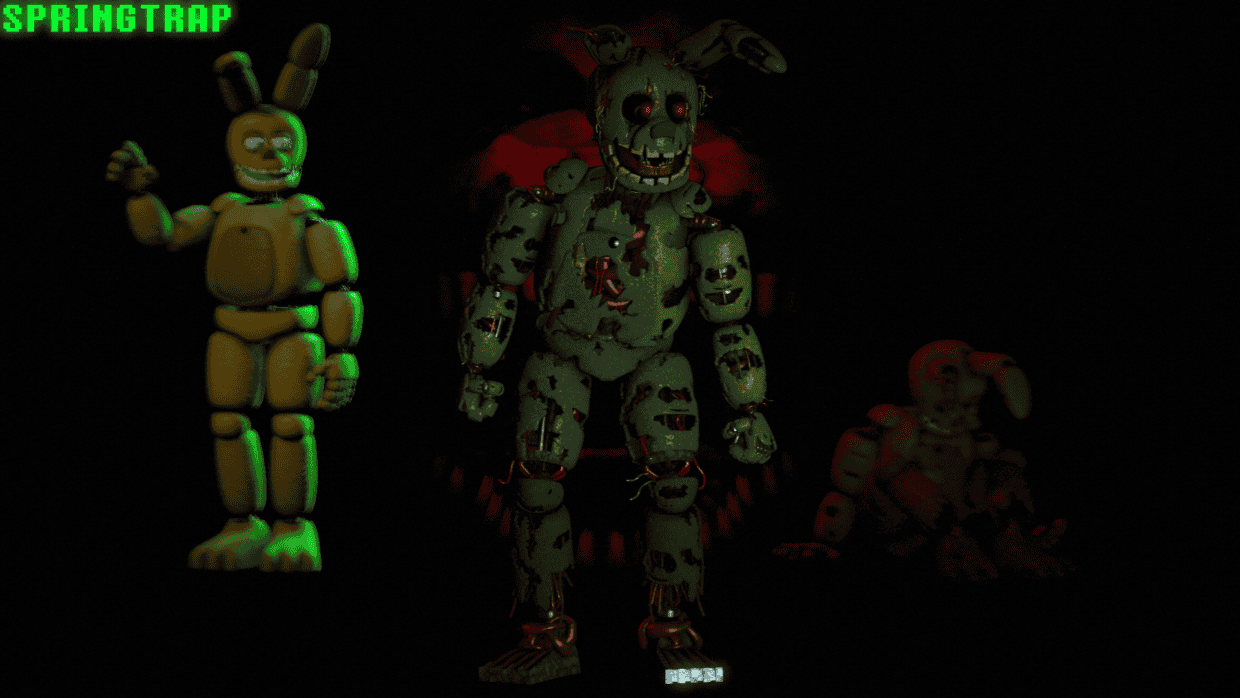 FNAF Springtrap Wallpapers - PixelsTalk