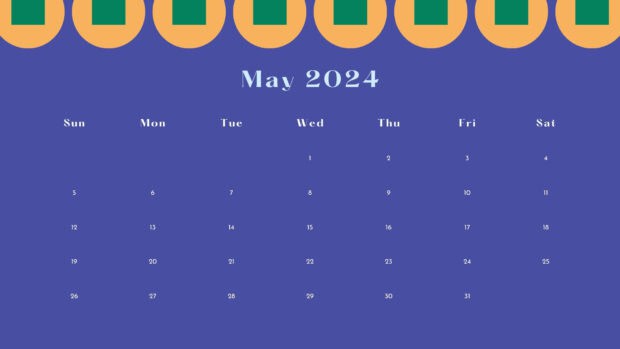 May 2024 Backgrounds for Desktop Calendar - PixelsTalk