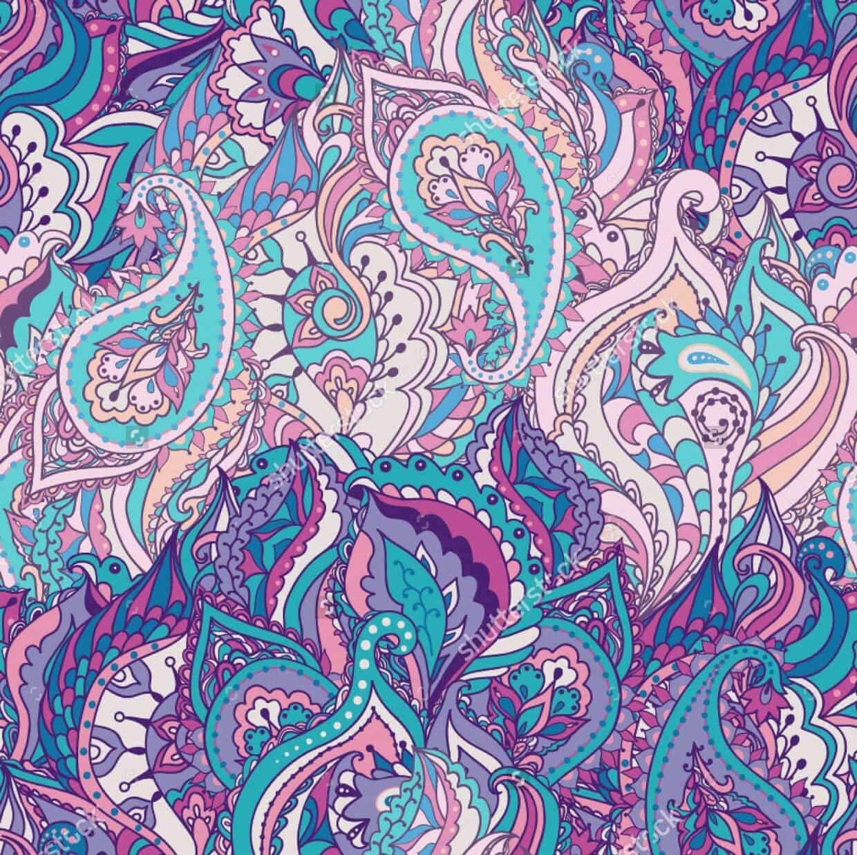 Paisley Background - PixelsTalk