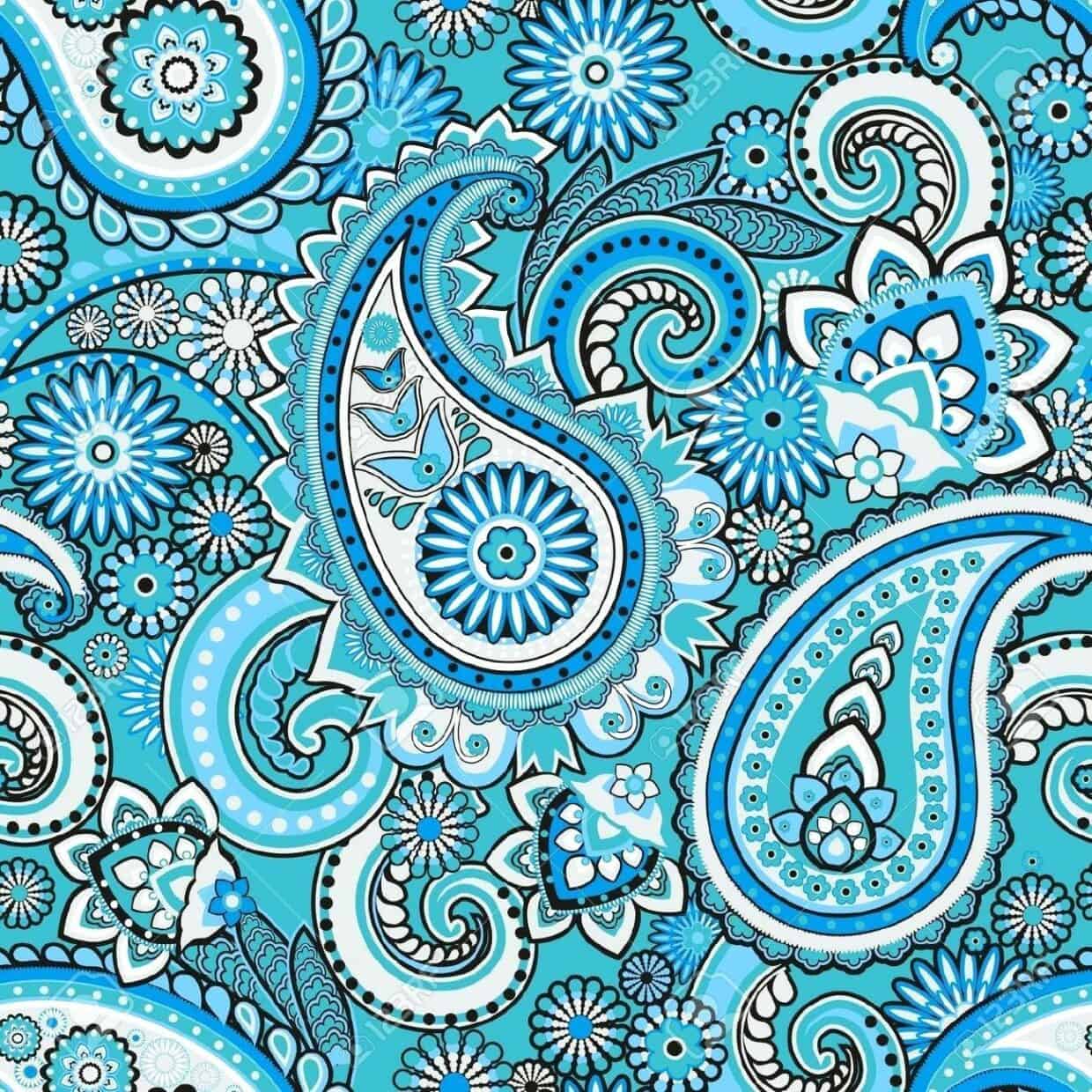 Paisley Background - PixelsTalk