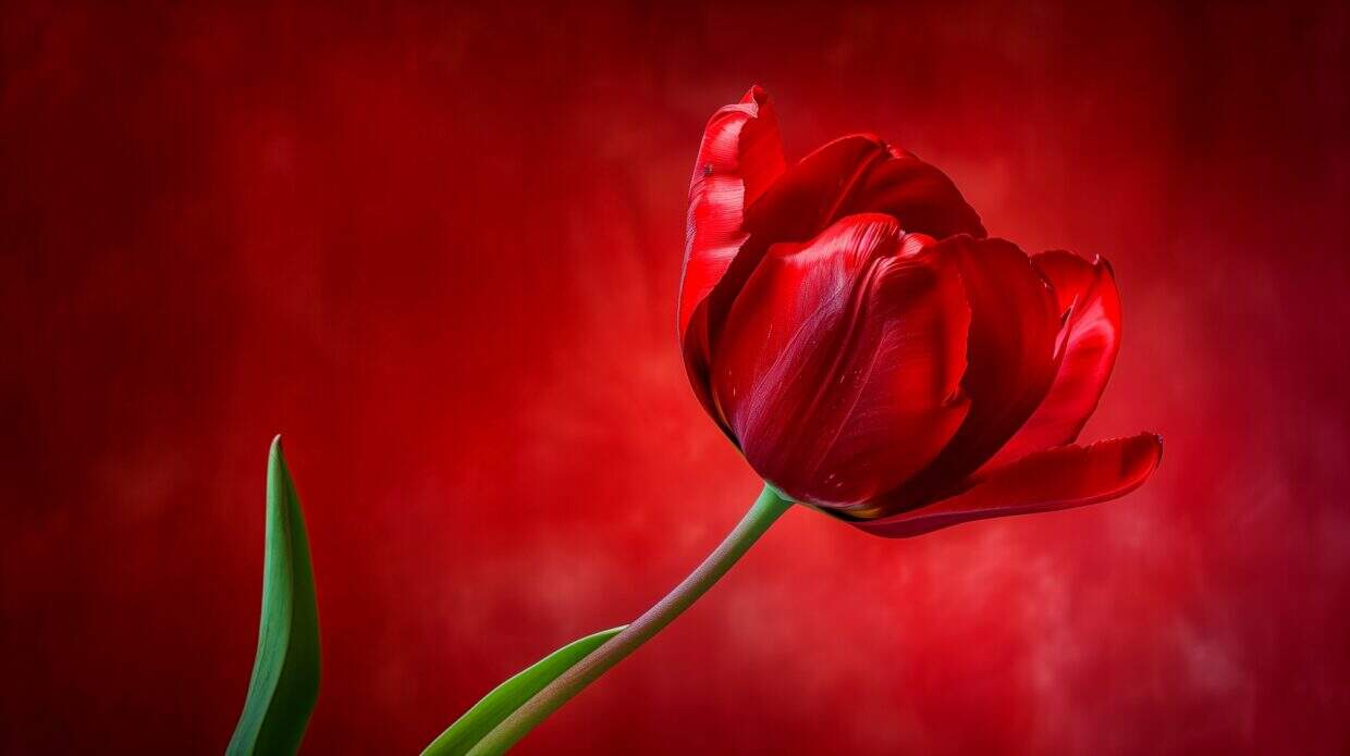 Red Tulip Flower HD Wallpapers - PixelsTalk
