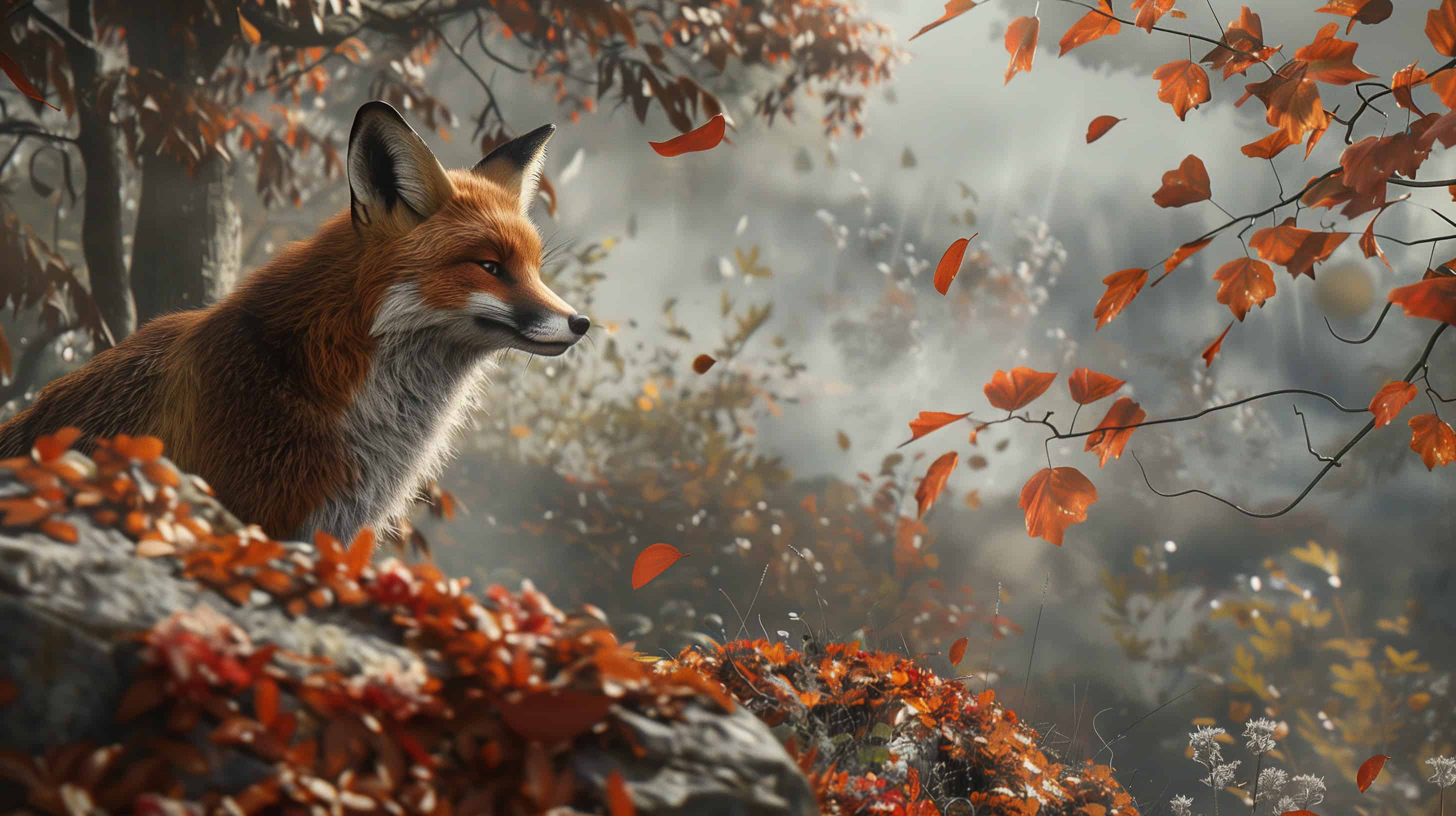 Fall Aesthetic Desktop Wallpaper HD - PixelsTalk