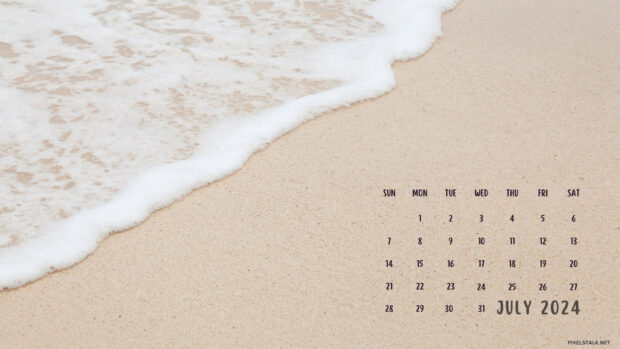 July 2024 Backgrounds Calendar - PixelsTalk