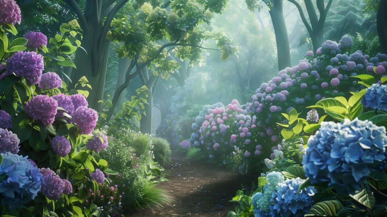 Hydrangea Wallpaper for Desktop - PixelsTalk