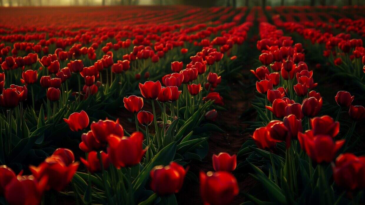 Red Tulip Flower HD Wallpapers - PixelsTalk