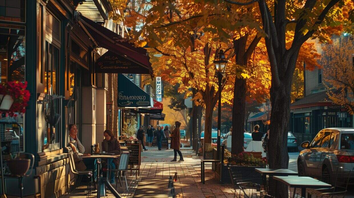 Fall Aesthetic Desktop Wallpaper HD - PixelsTalk